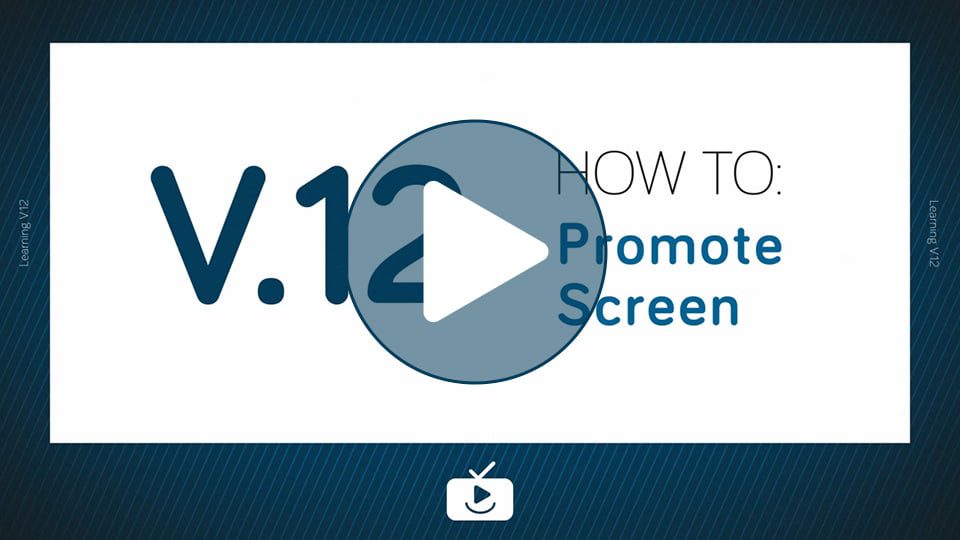 Promote Screen - Control Play Promote Screen - Control Play